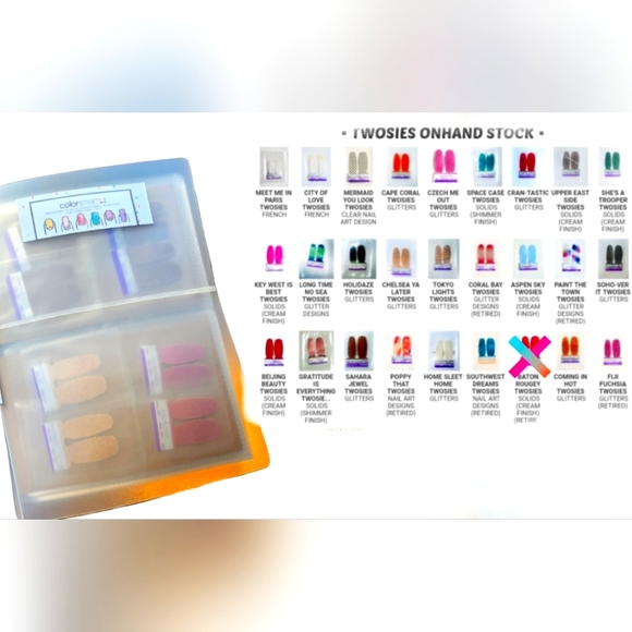Color Street | Makeup | Nwt Color Street Album Of Twosies Various ...